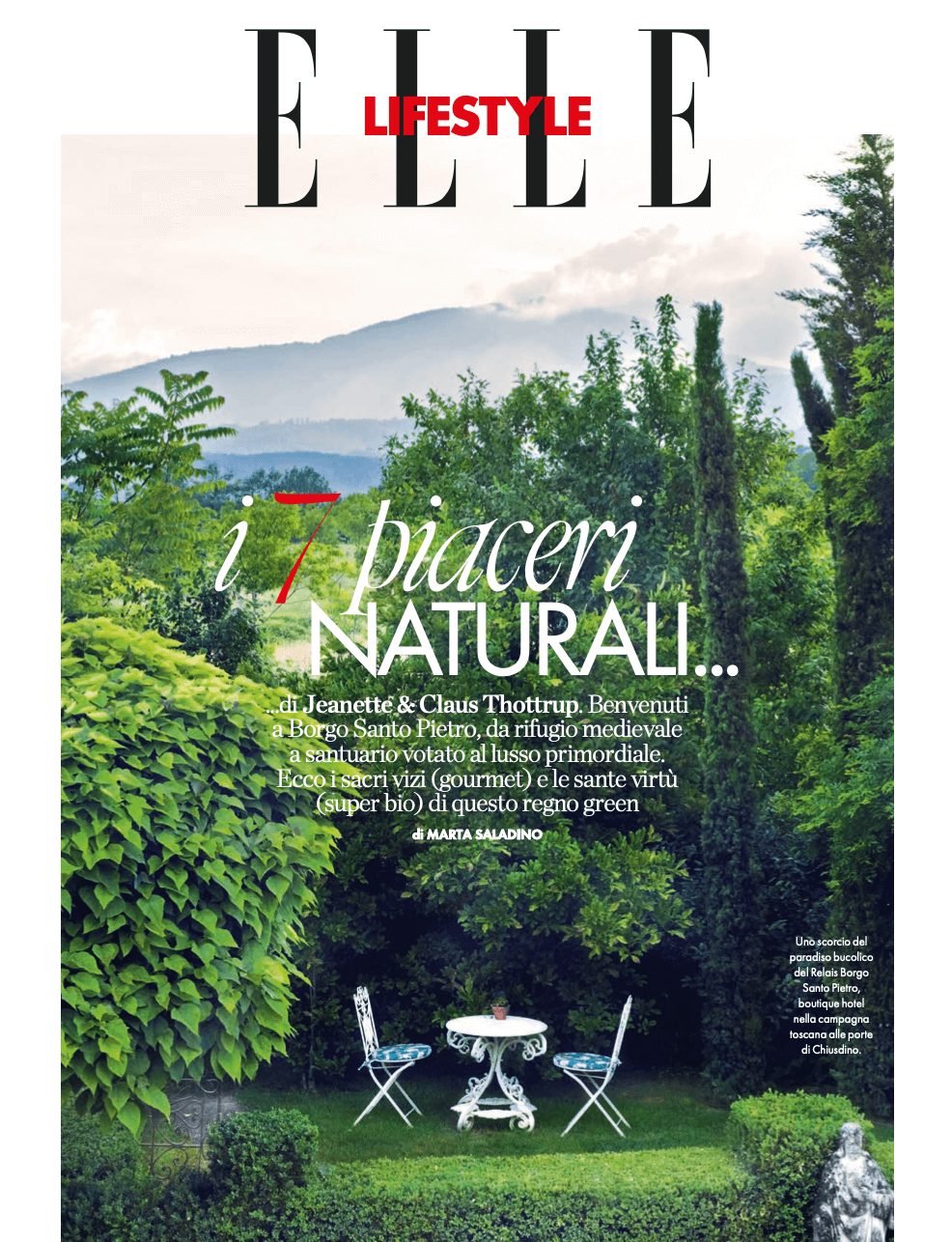 Elle | October | Borgo Santo Pietro